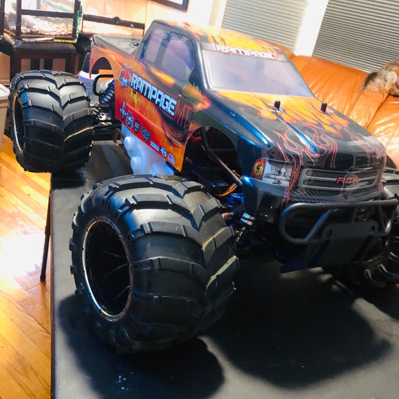 Games | Rampage Mt V3 15 Scale Gas Rc Truck | Poshmark